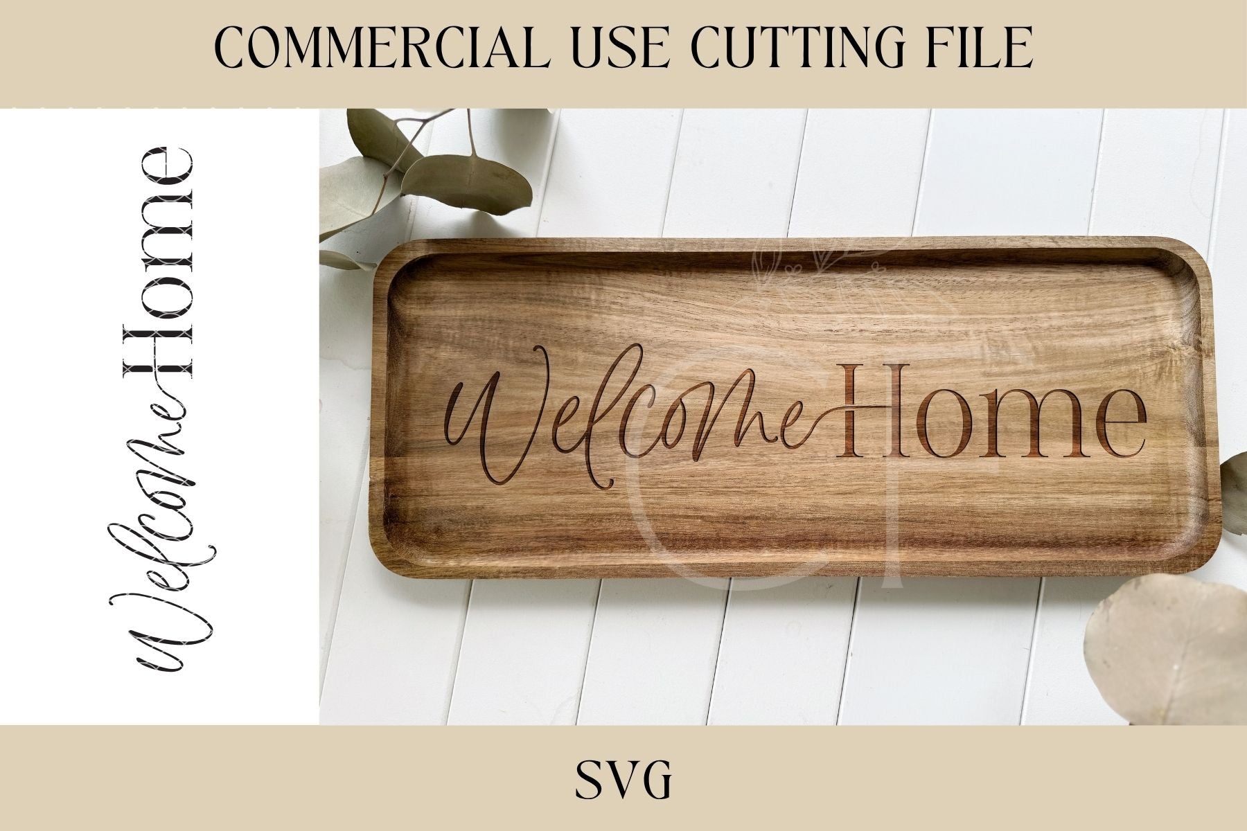 Welcome Home Design 3 SVG – Charming Finds Designs