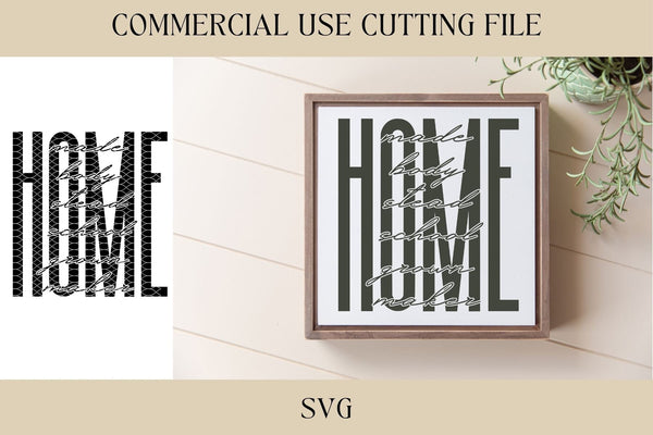 Home made maker stead school Design 3 SVG | Homestead SVG | Digital Do ...